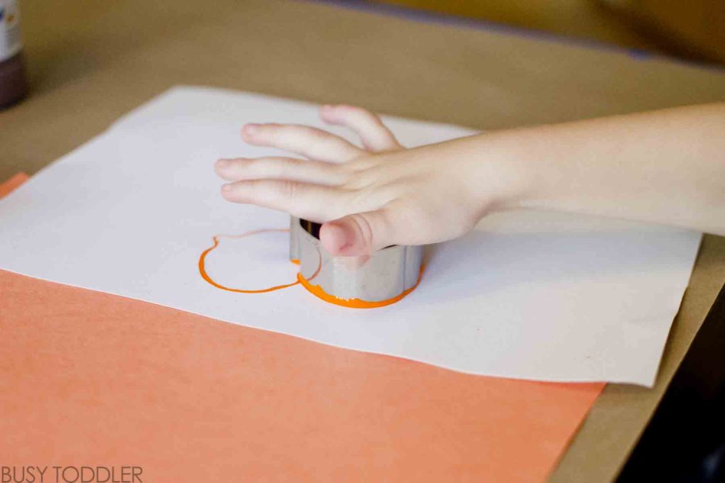 Halloween Stamp Art - Busy Toddler