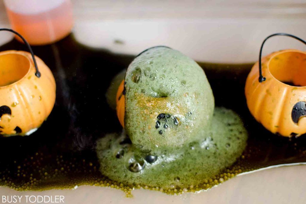 Pumpkin Fizz: Halloween Science Activity - Busy Toddler
