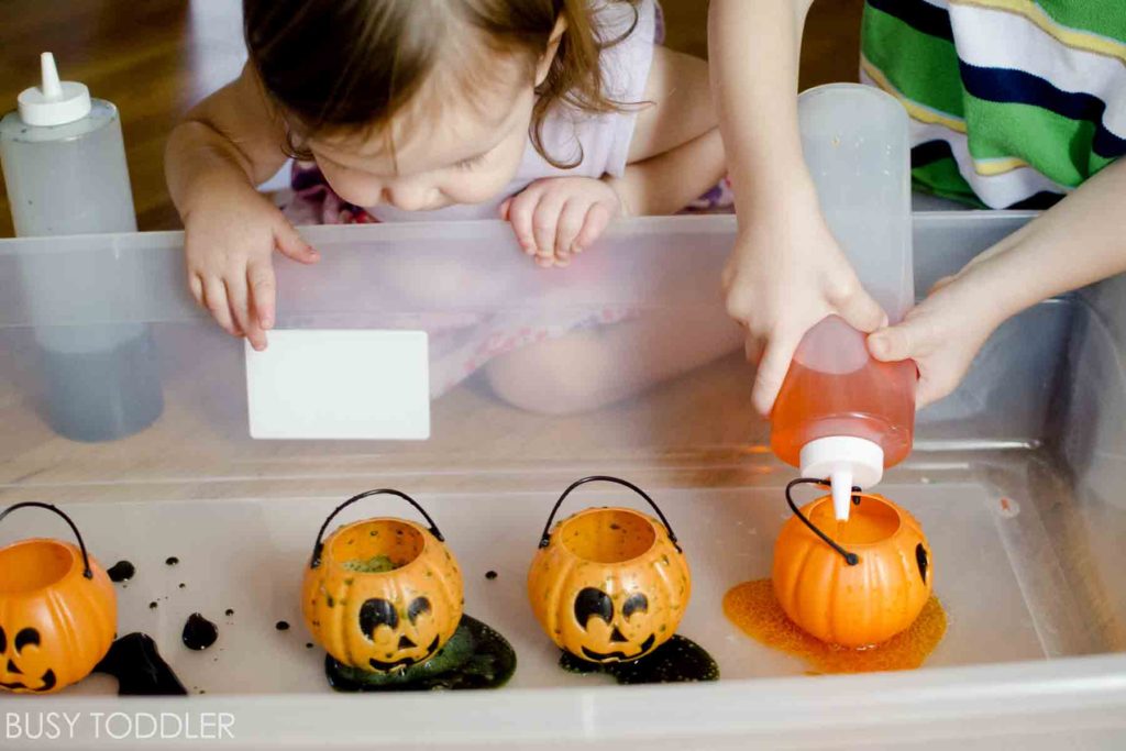 Pumpkin Fizz: Halloween Science Activity - Busy Toddler