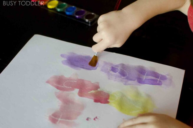 Secret Letters: An Easy Art + Literacy Activity - Busy Toddler