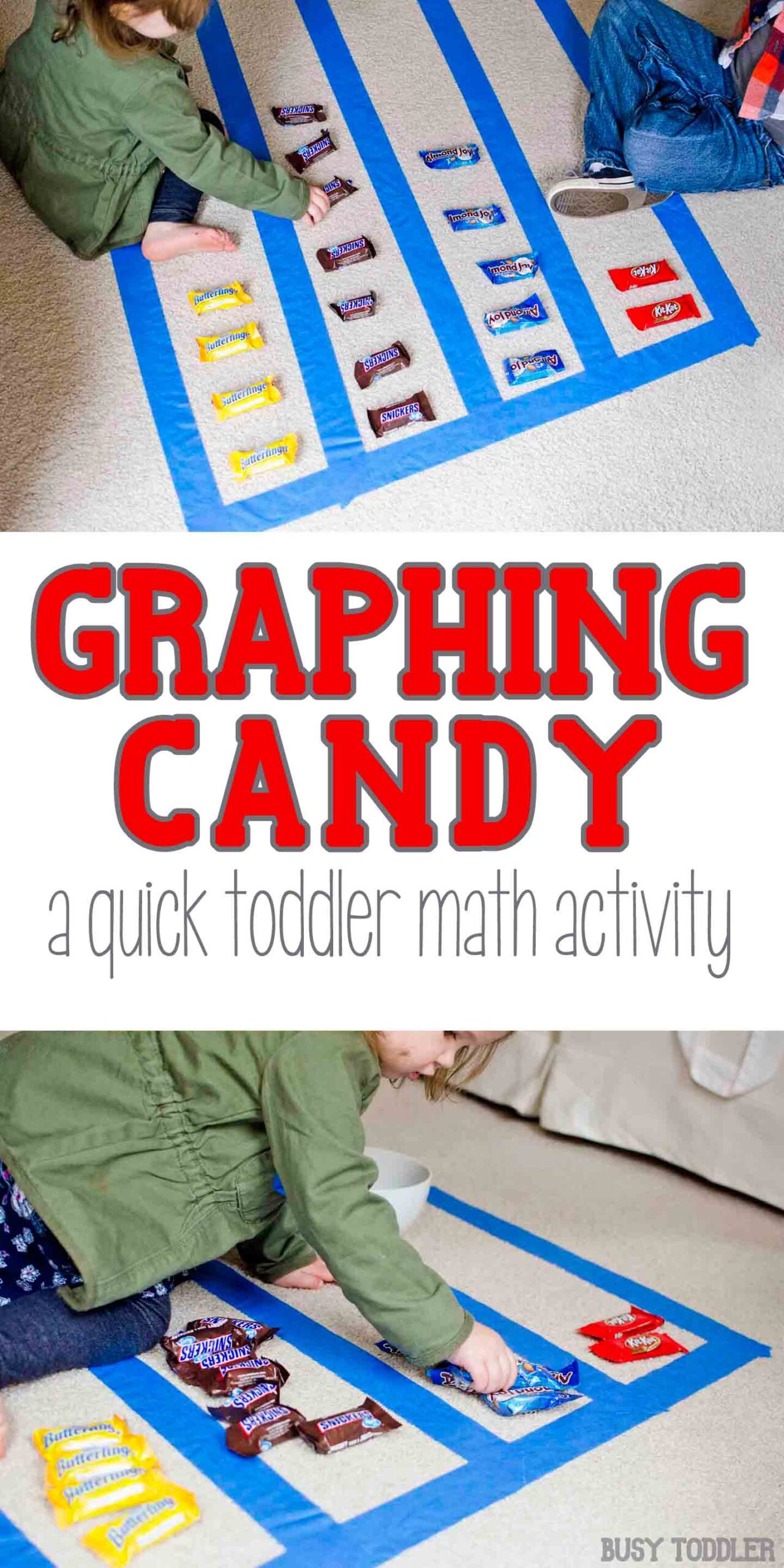 Graphing Candy After Halloween - Busy Toddler
