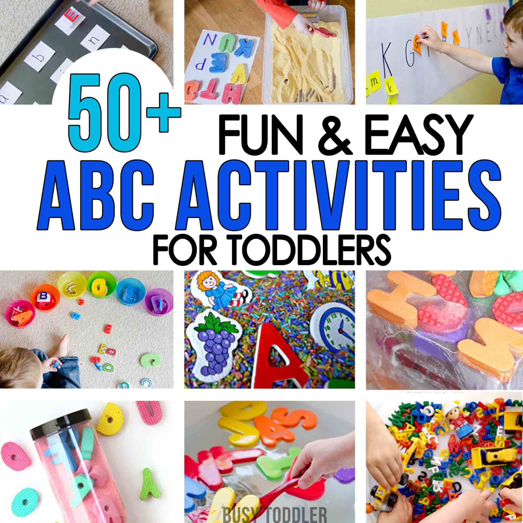 50 Alphabet Activities For Toddlers Busy Toddler