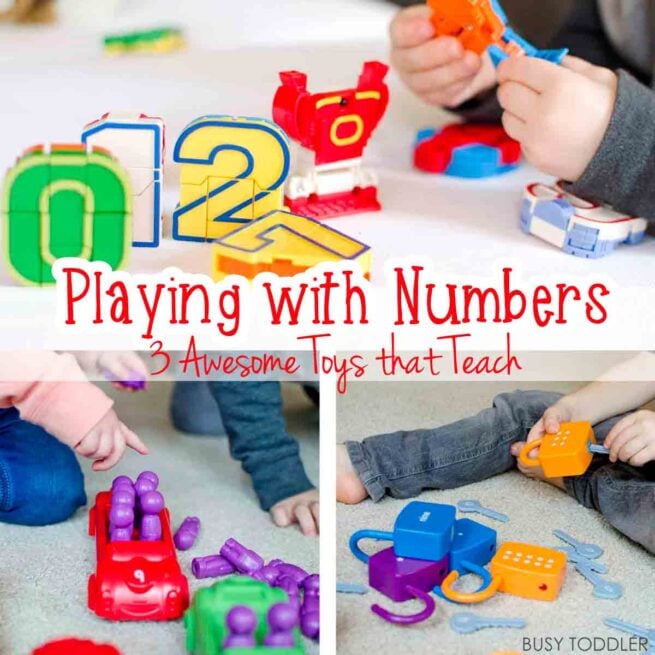 Playing with Numbers: Toys that Teach - Busy Toddler