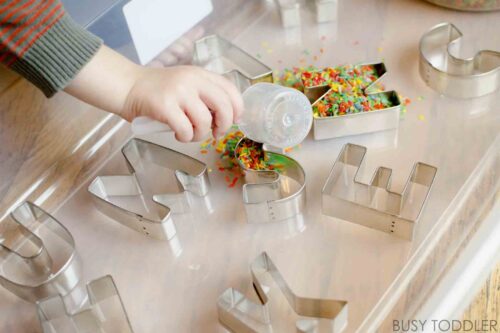 ABC Rice Bin - Busy Toddler