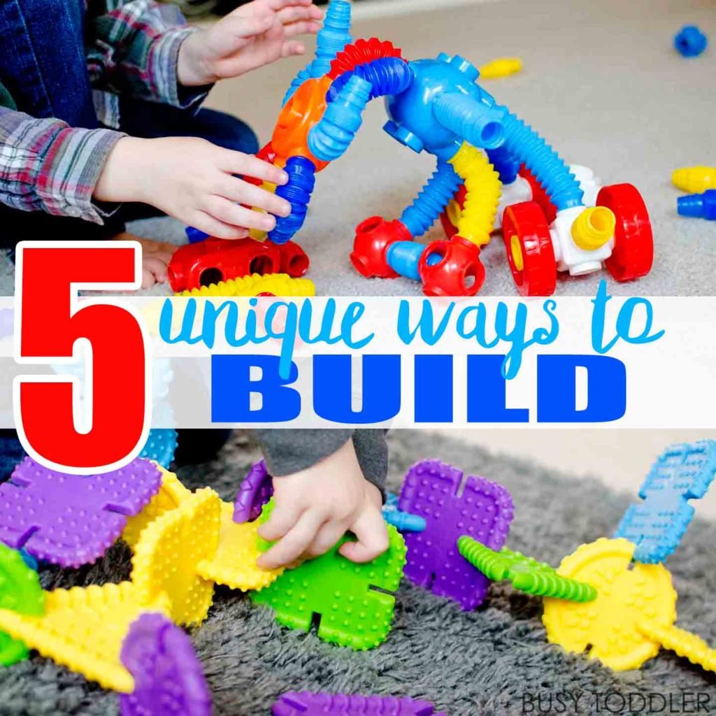 Beyond Blocks: 5 Unique Ways to Build - Busy Toddler