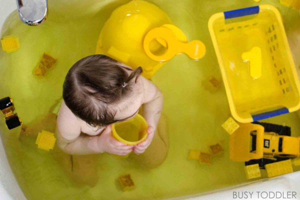 Color Bath Toddler Activity (so easy!) - Busy Toddler