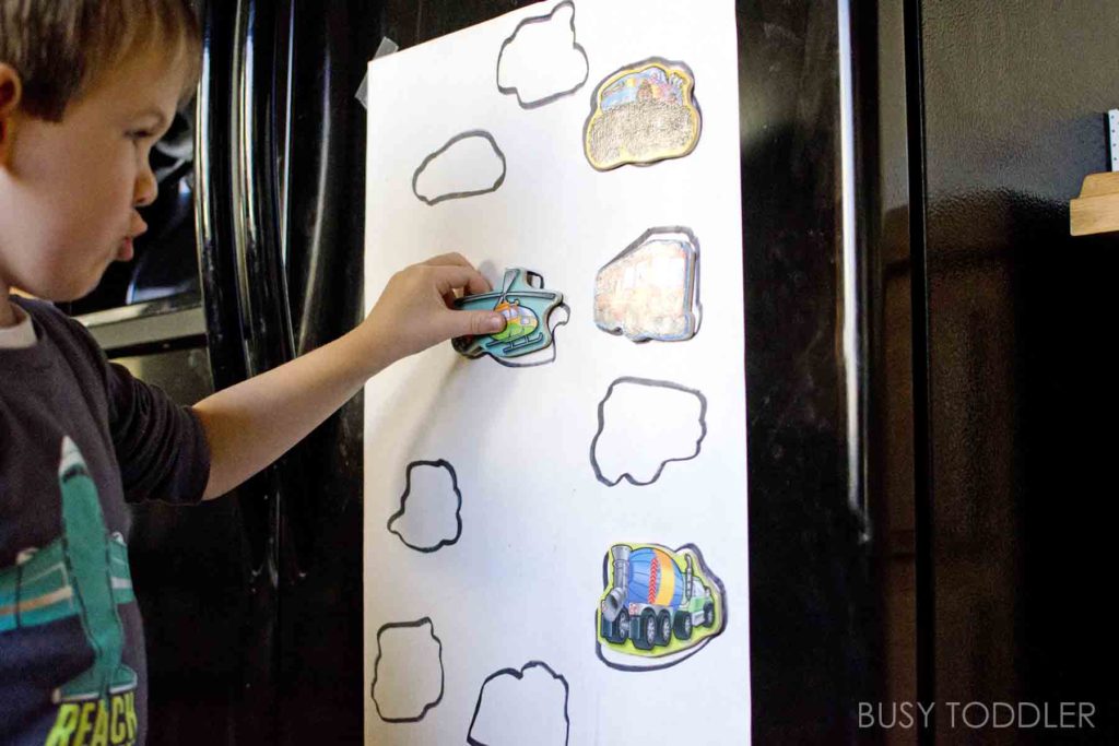 DIY Magnet Puzzle - Busy Toddler