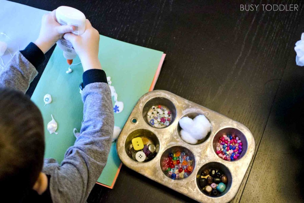 Glue Playtime Activity - Busy Toddler
