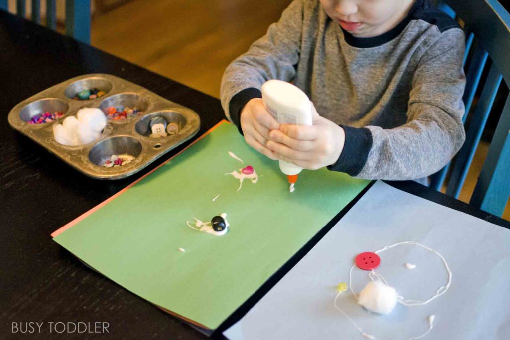 Glue Playtime Activity - Busy Toddler