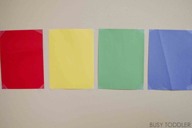 Sticker Sorting Activity - Busy Toddler