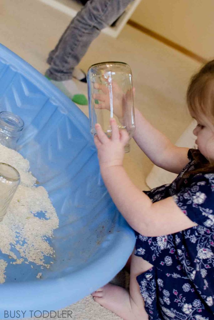 Giant Rice Pool Sensory - Busy Toddler