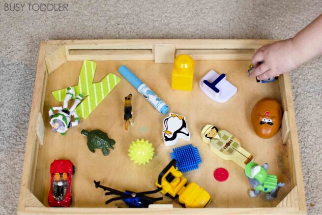 I-Spy Tray Activity - Busy Toddler