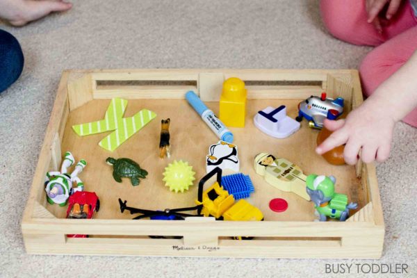 I-Spy Tray Activity - Busy Toddler
