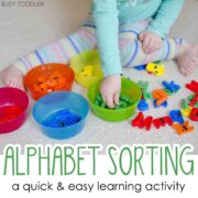 Sticker Sorting Activity - Busy Toddler