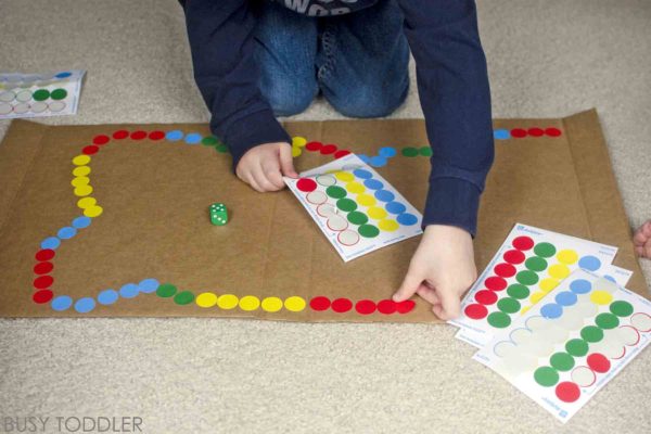 DIY Board Game - Busy Toddler