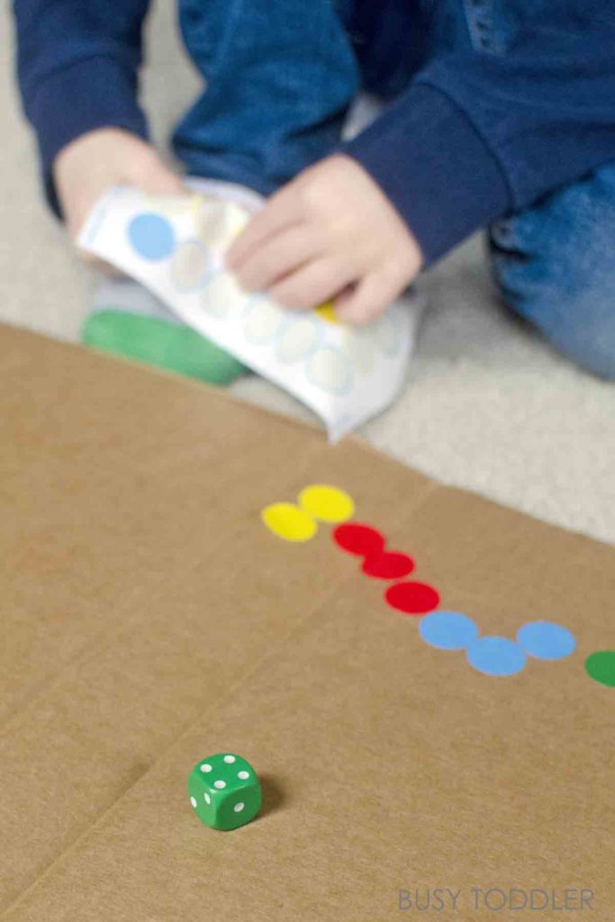 DIY Board Game - Busy Toddler