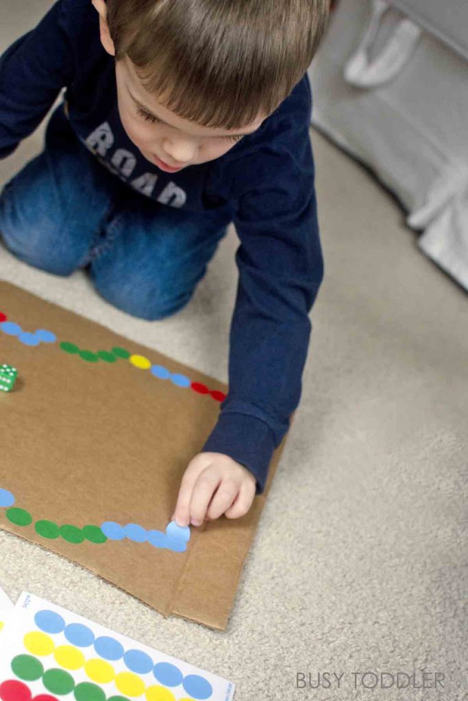 DIY Board Game - Busy Toddler