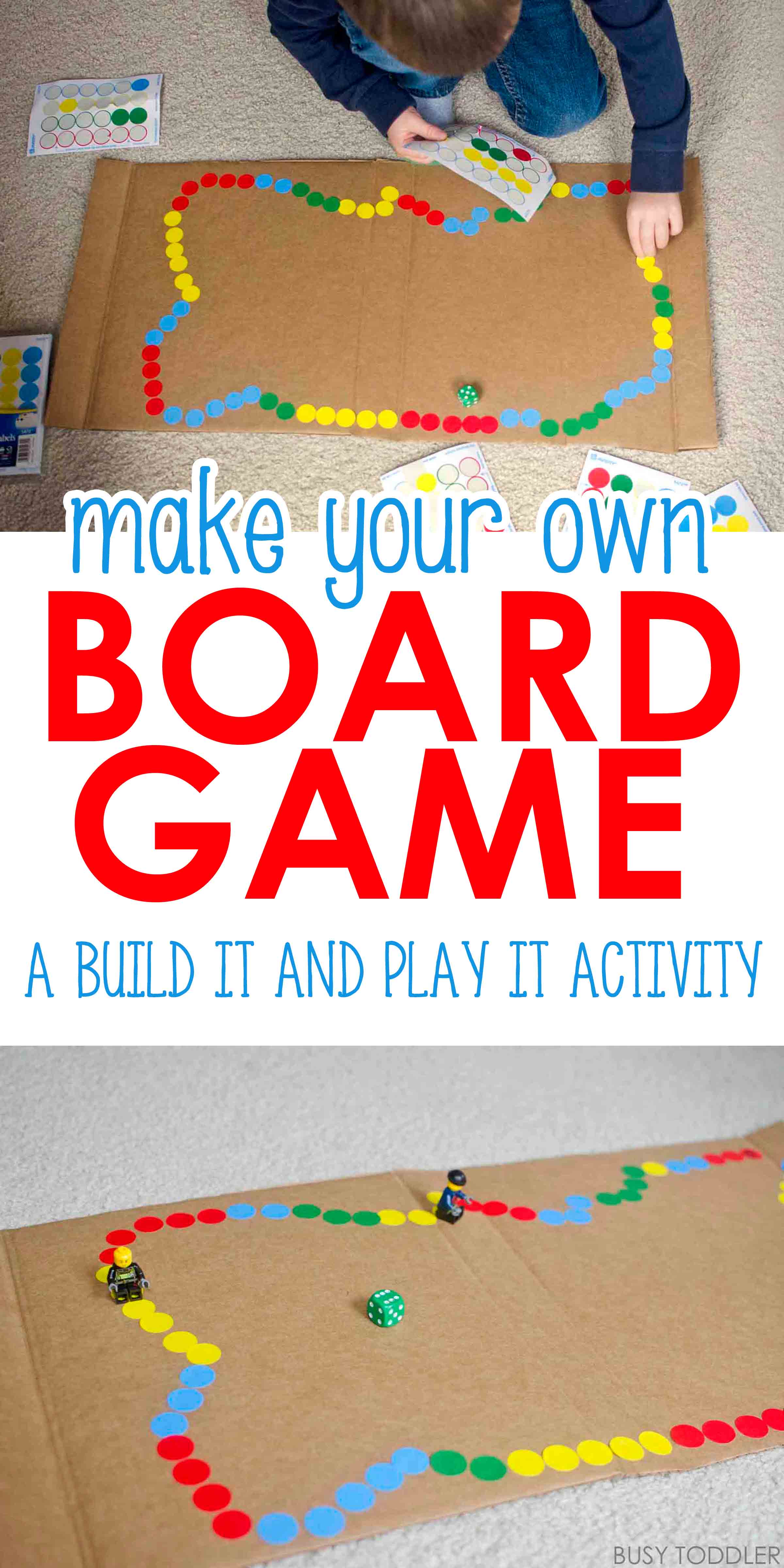 DIY Board Game Busy Toddler