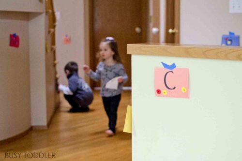 Alphabet Sticker Match - Busy Toddler