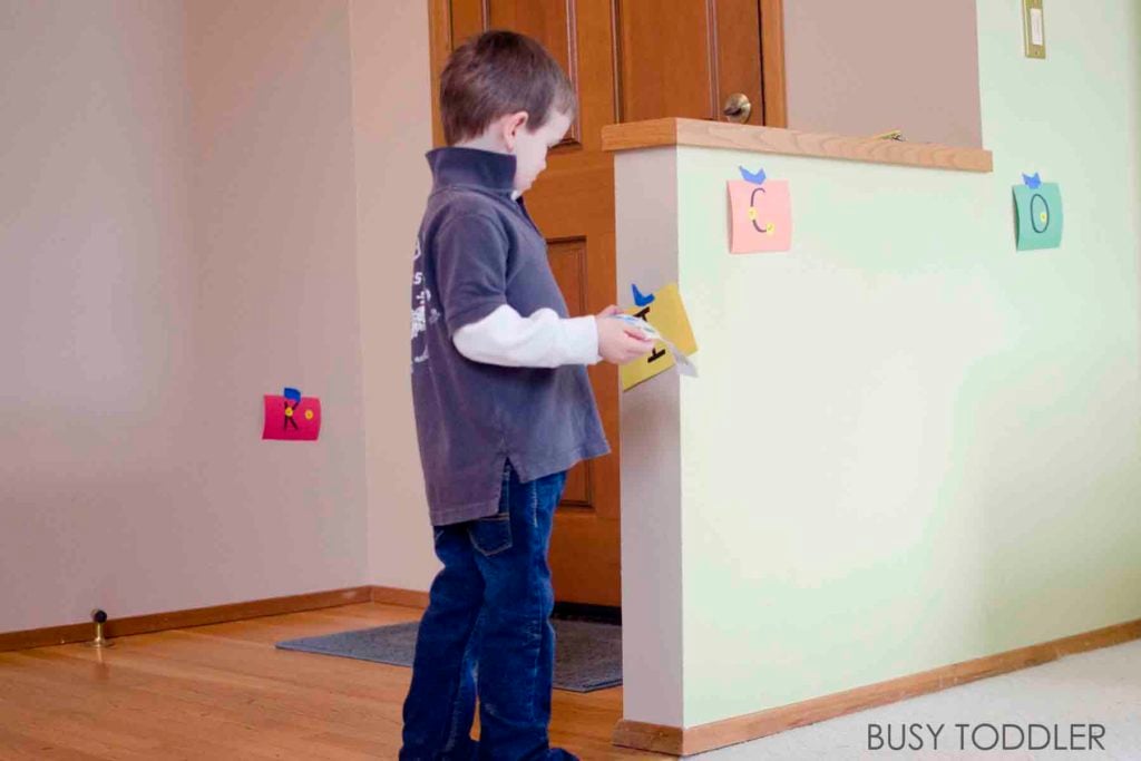 Alphabet Sticker Match - Busy Toddler