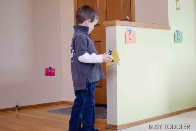 Alphabet Sticker Match - Busy Toddler