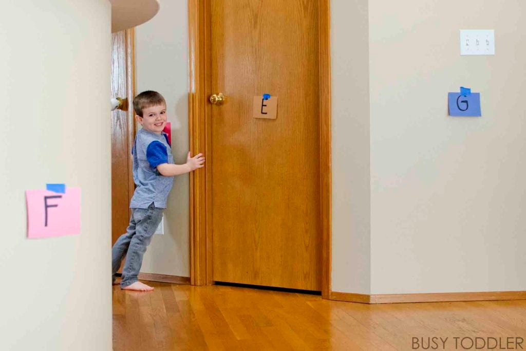 Alphabet Find Learning Activity - Busy Toddler