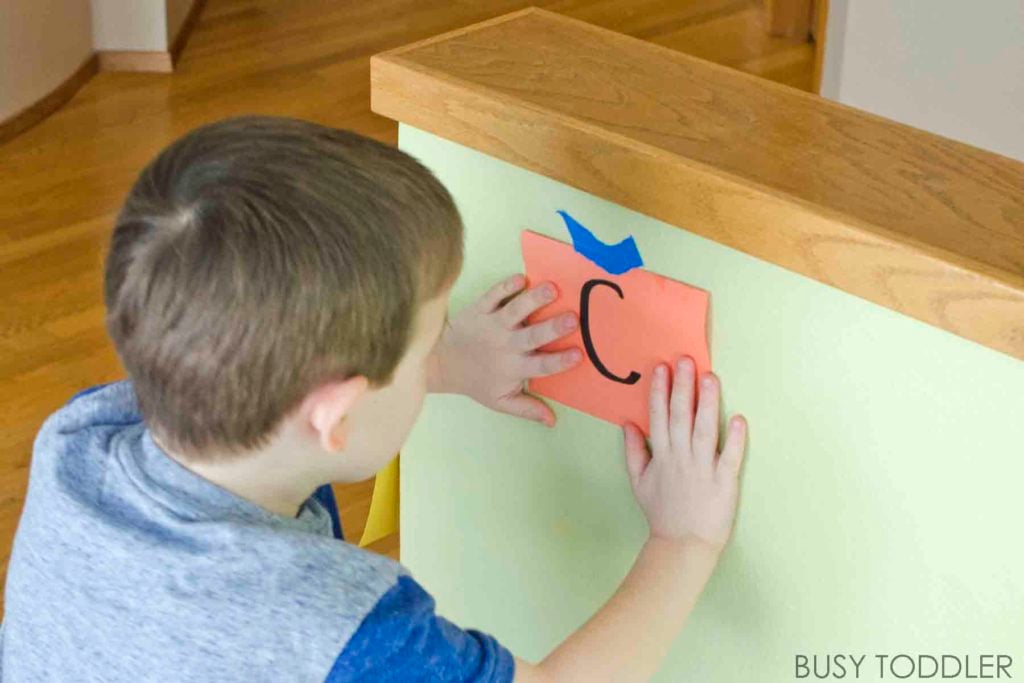 Alphabet Find Learning Activity - Busy Toddler