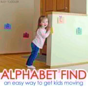 Alphabet Find Learning Activity - Busy Toddler
