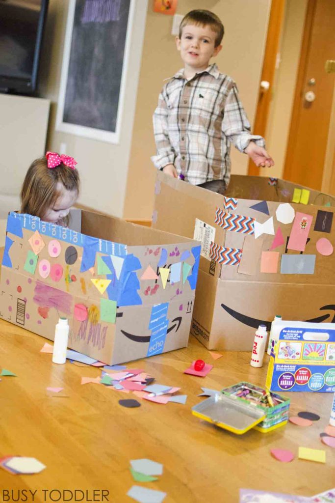 4 Tips for Extreme Box Decorating - Busy Toddler