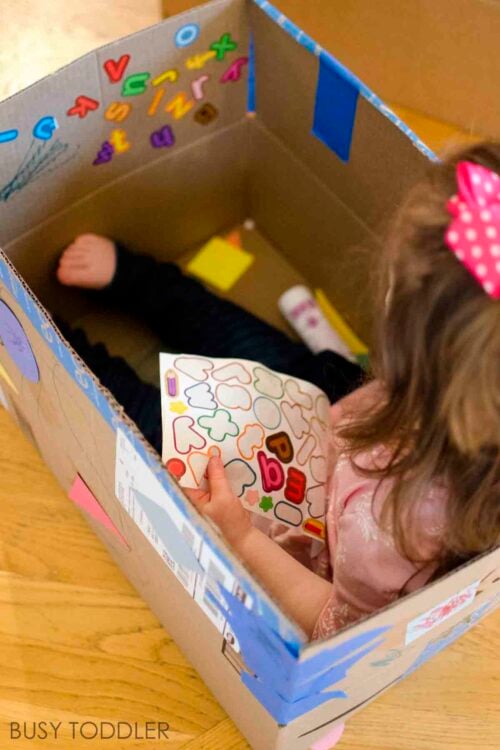 4 Tips for Extreme Box Decorating - Busy Toddler