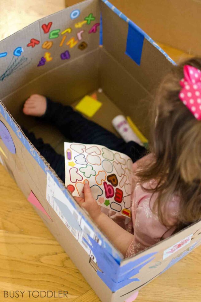 4 Tips for Extreme Box Decorating - Busy Toddler