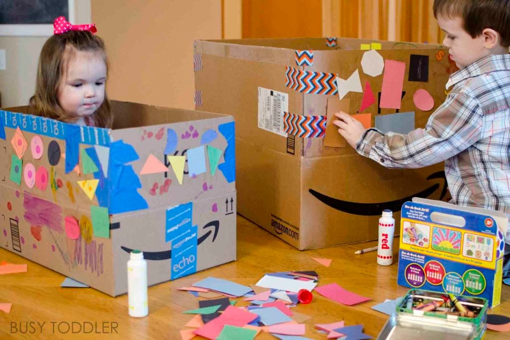 4 Tips for Extreme Box Decorating - Busy Toddler