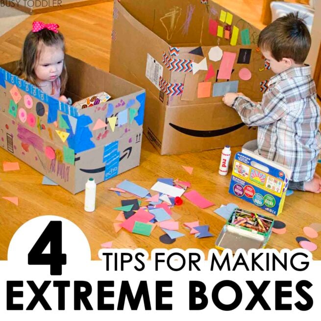 4 Tips for Extreme Box Decorating - Busy Toddler