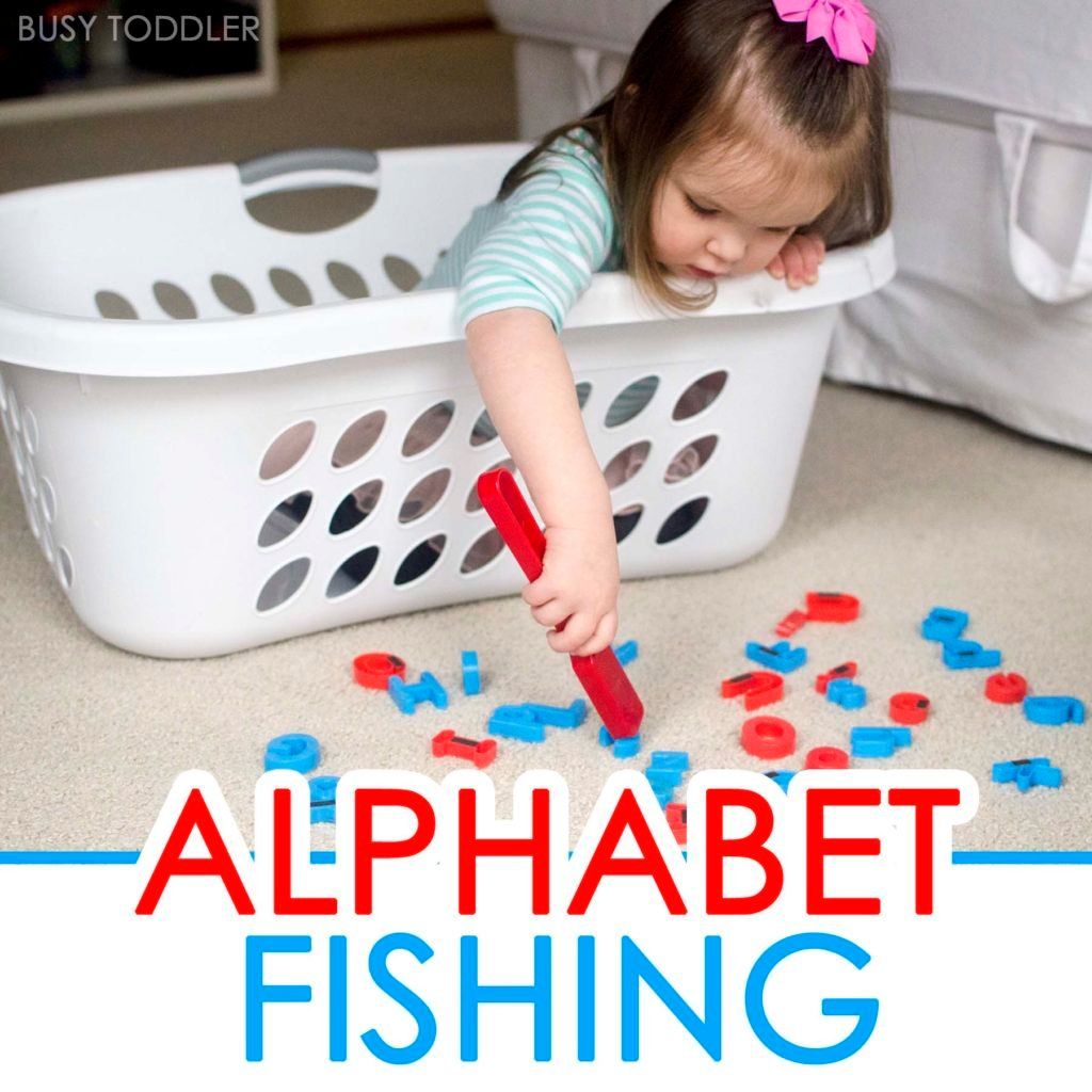 ABC Fishing: Easy Toddler Alphabet Game - Busy Toddler