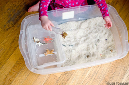 Animal Hunt Sensory Activity - Busy Toddler