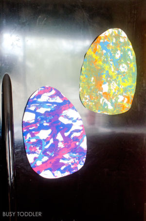 Easter Egg Roll & Paint - Busy Toddler