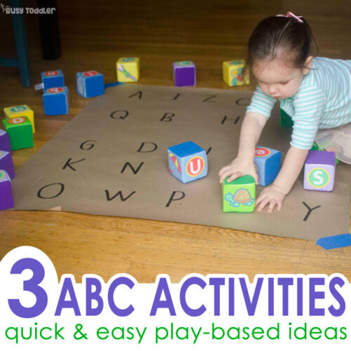 Play-Based Alphabet Activities - Busy Toddler