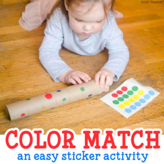 Easy Color Matching Activity - Busy Toddler
