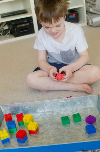 Lego Numbers - Easy Counting Activity - Busy Toddler