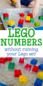 Lego Numbers - Easy Counting Activity - Busy Toddler