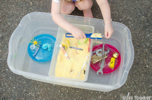 Easy Magnetic Sorting Activity - Busy Toddler