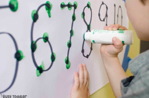 Easy Counting Activity for Preschoolers - Busy Toddler