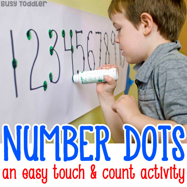 Easy Counting Activity For Preschoolers Busy Toddler