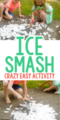 Easy Summer Activity Ice Smash Game Busy Toddler