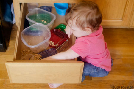 Cheerios Find: Fine Motor Skills Baby Activity - Busy Toddler