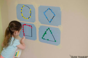 Sticker Shapes Toddler Activity - Busy Toddler