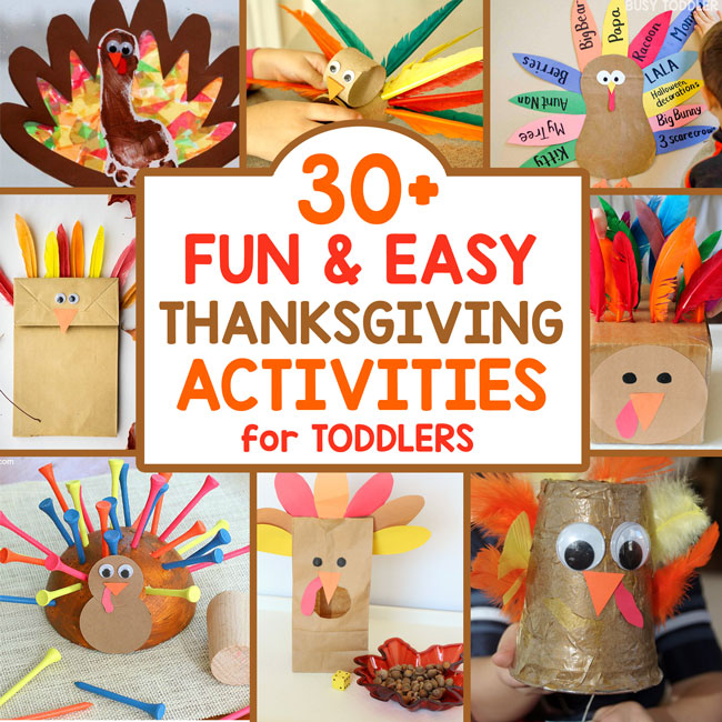 30 Thanksgiving Activities For Toddlers