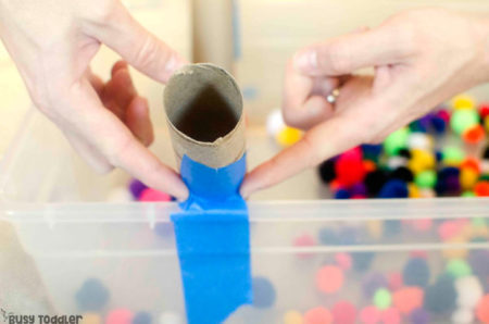 Pom Pom Ramps - Toddler Activity