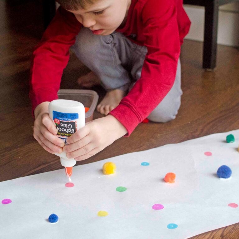 Match & Glue: Preschool Fine Motor Activity - Busy Toddler