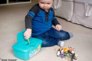 Simple Toy Push Activity - Busy Toddler